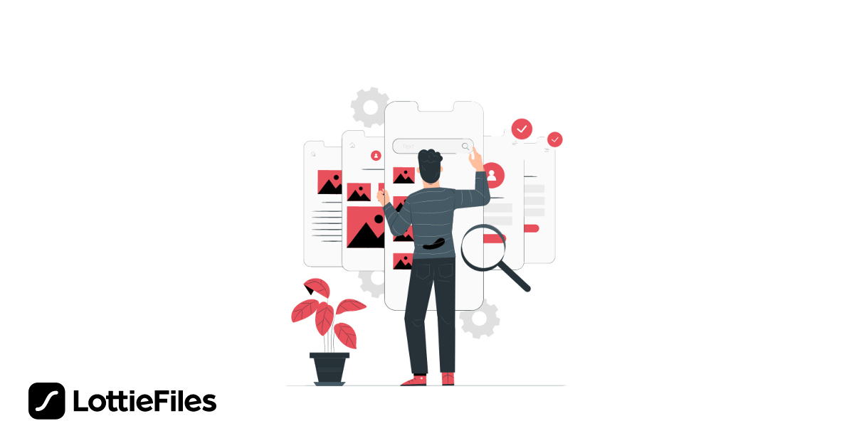 Free Usability concept illustration Animation by Simon Ben | LottieFiles