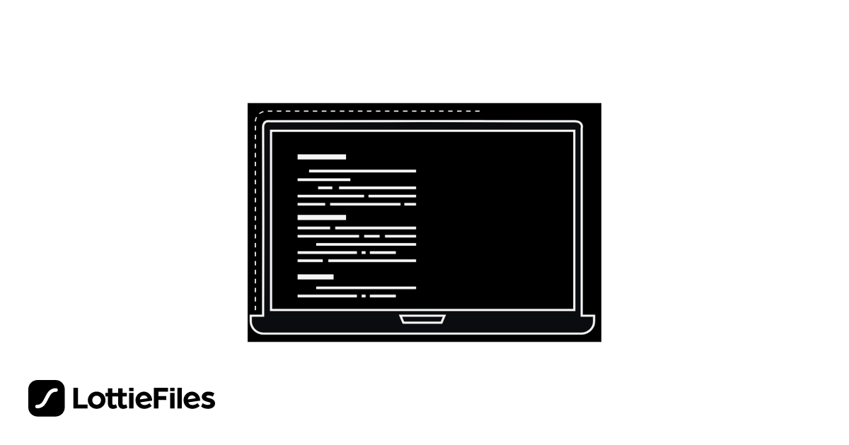 Free white data computer faded Animation by Sharp Force | LottieFiles