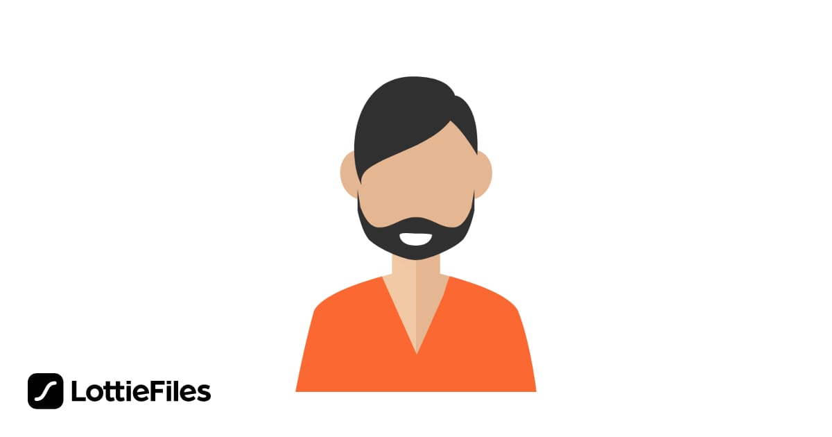 Free Talking Head Animation by Christian | LottieFiles