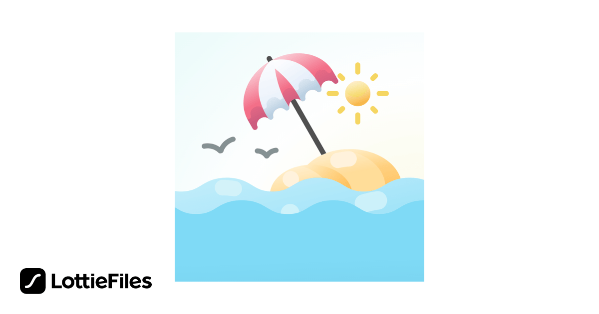 Free Sunny Beach Animation by Quan Le | LottieFiles