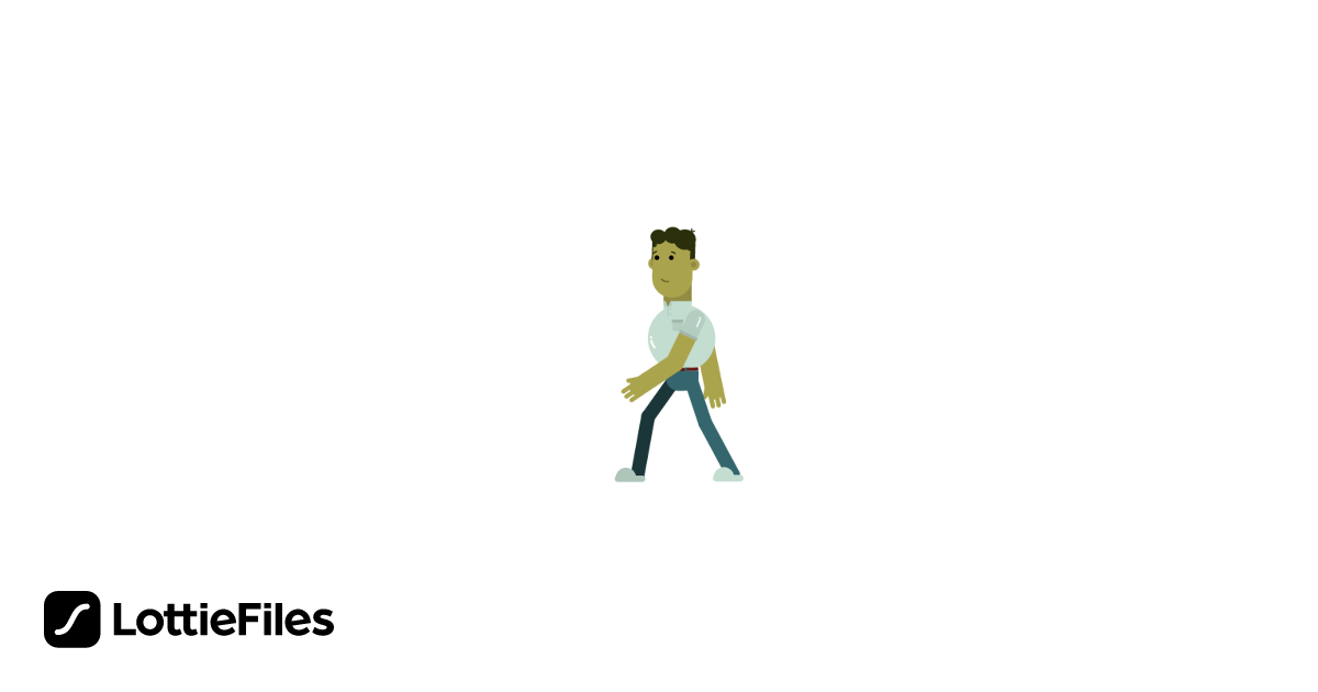 Free Walking man Animation by Patutu Studio | LottieFiles