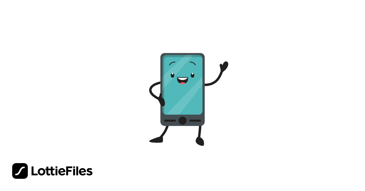 Free Mobile emoji saying hello Animation by Zedex Studio | LottieFiles