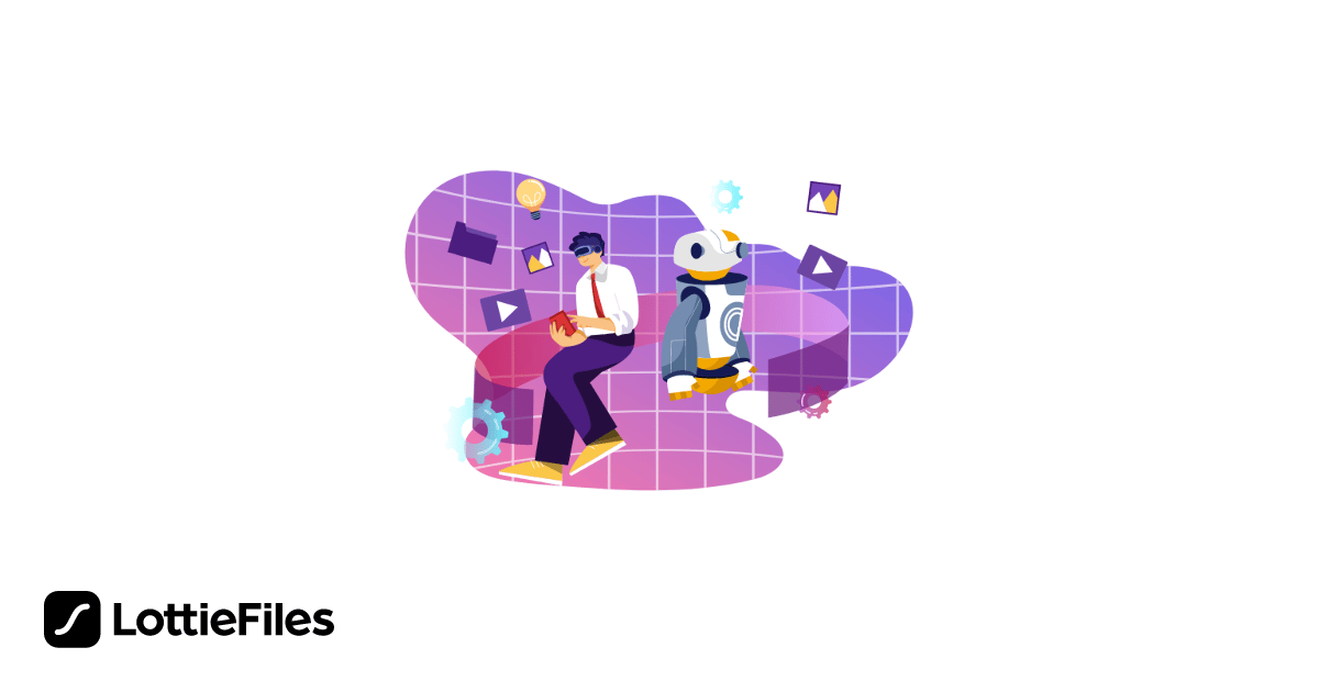 Free Metaverse Technology futuristic Animation by Abdul Latif | LottieFiles