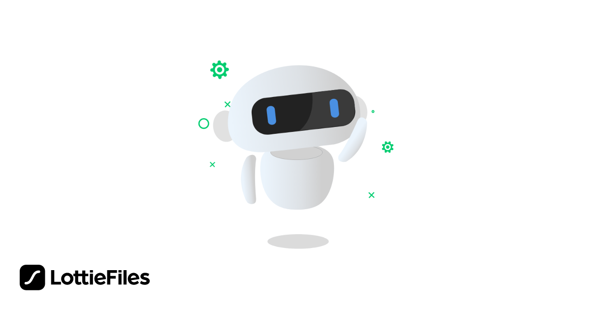 Free Robot Automation Gif Animation by DiamondLion | LottieFiles