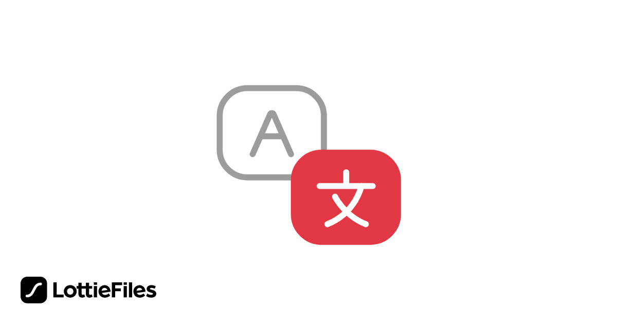 Free Translate language Animation by Rajeesh VK | LottieFiles