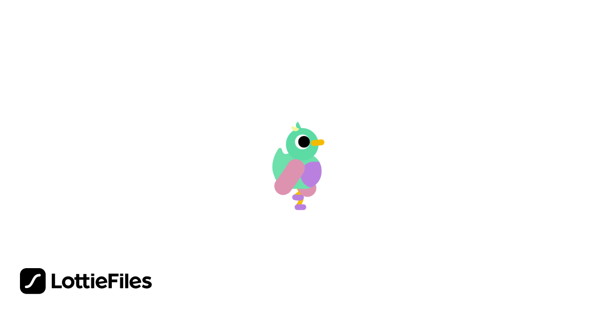 Free Rainbow Ducky Walking Animation by Maya Neilson | LottieFiles