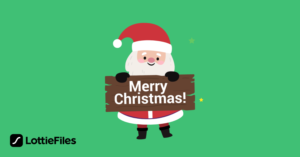 Free Merry Christmas Animation by Mikhail Voloshin | LottieFiles