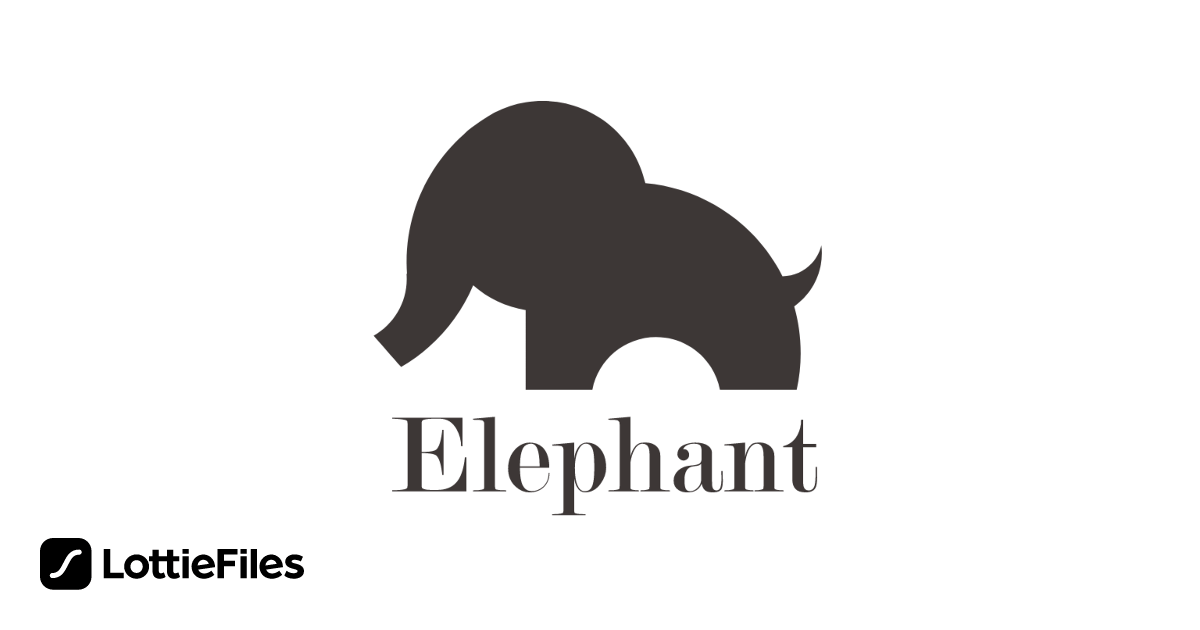 Free elephant Animation by Chia Chia Liu | LottieFiles