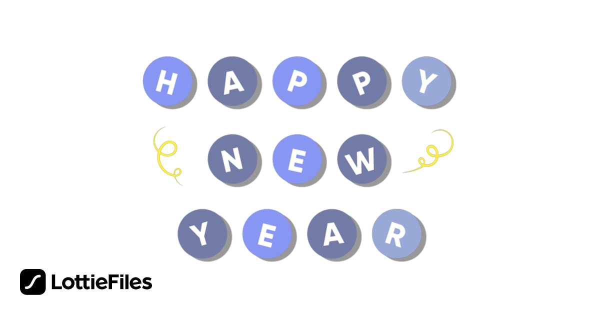 Free Happy New Year Animation by Mohammad Saiduzzaman Sayed | LottieFiles