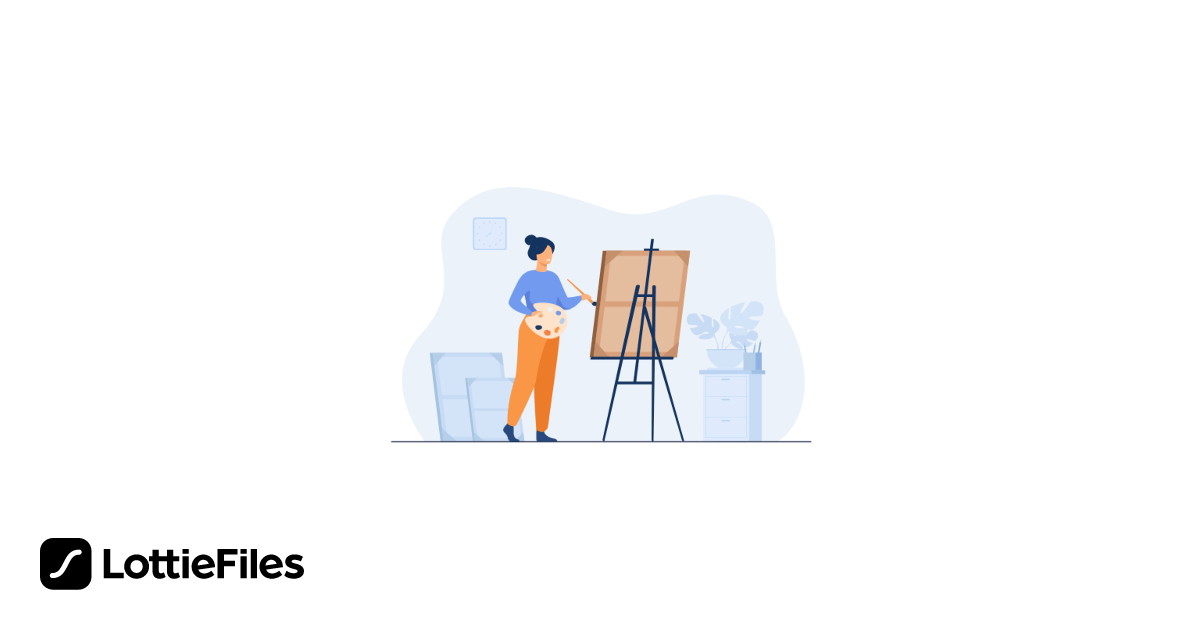 Free painting Animation by Digital Genius | LottieFiles