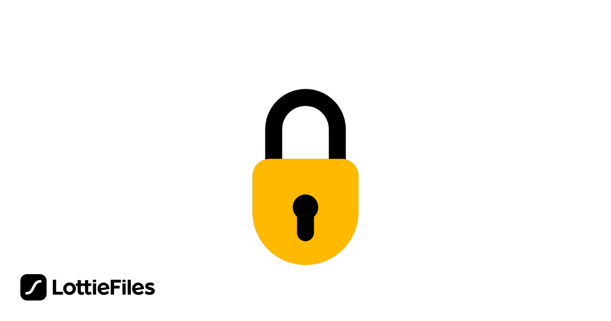 Free Lock opens and turns into a green tick Animation by Alex Ander ...