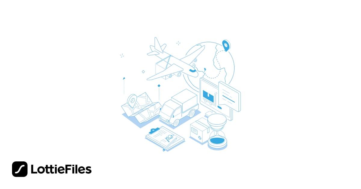 Free Logistics Animation by Stephen Fitzpatrick | LottieFiles