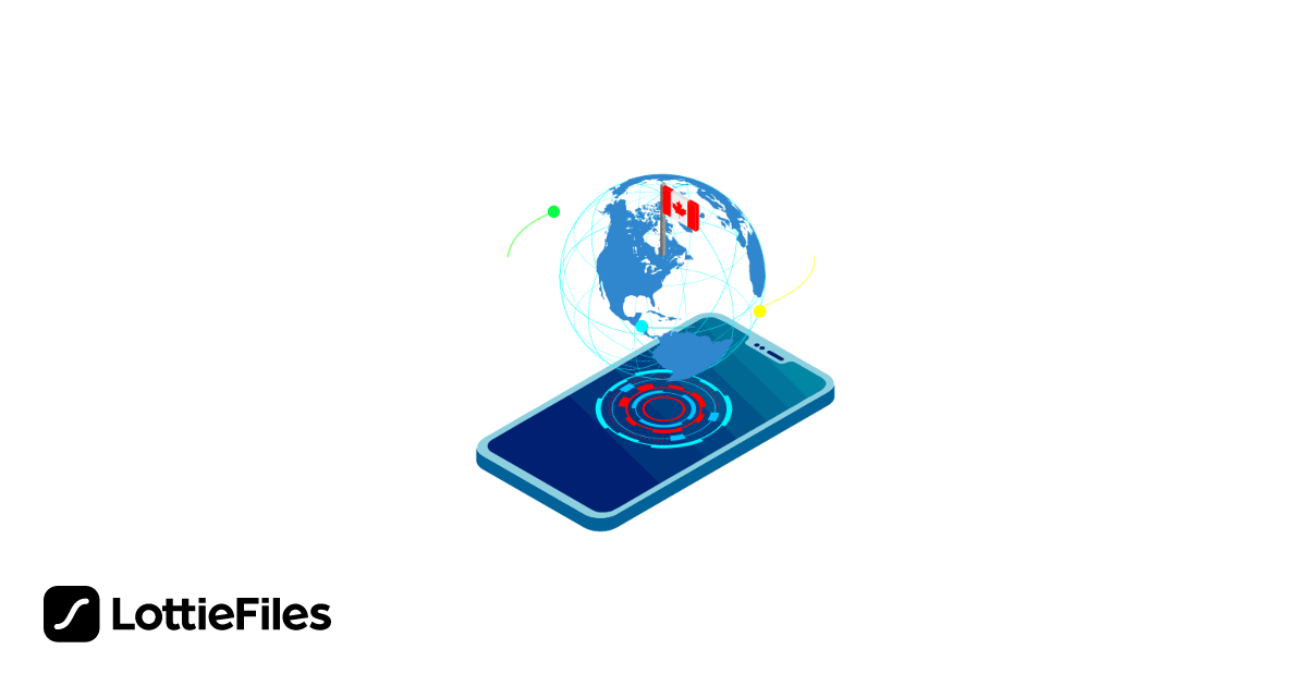 Free Voip Coverage Globe Animation by NicklePickle | LottieFiles