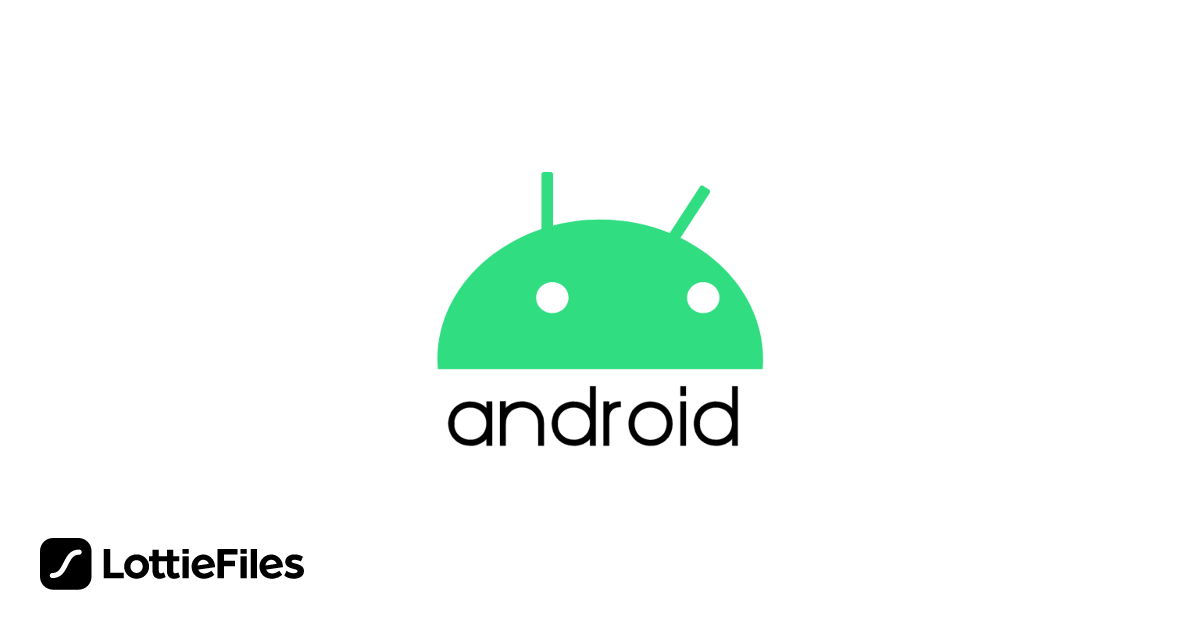 Free Android logo Animation by Aravinth | LottieFiles