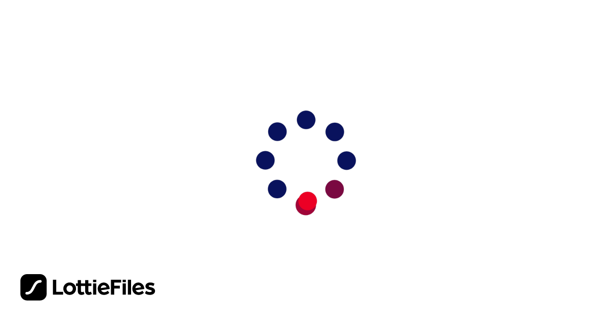 Animación gratuita de Loading Red Blue de Mildred Lo | LottieFiles