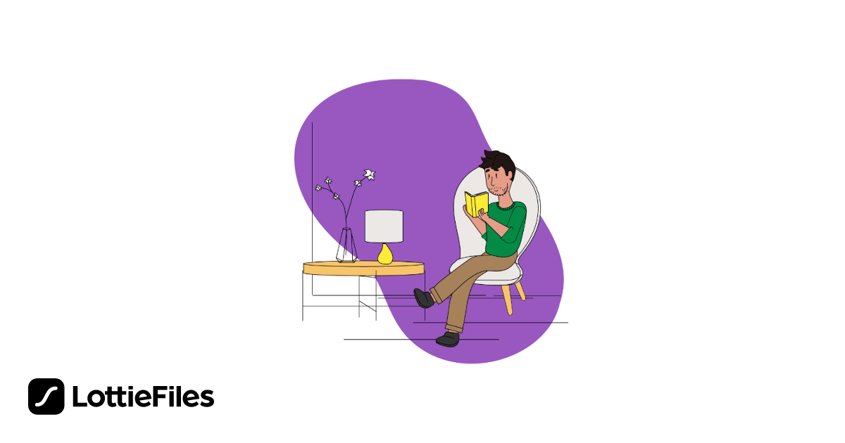 Free Reading a book Animation by Sant Rojas | LottieFiles