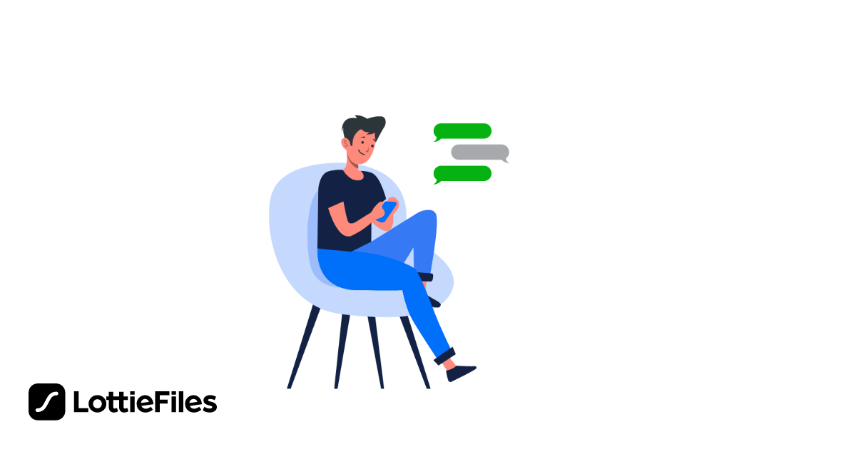 Free Chat Bubbles Animation by Zeeshan Ansari | LottieFiles