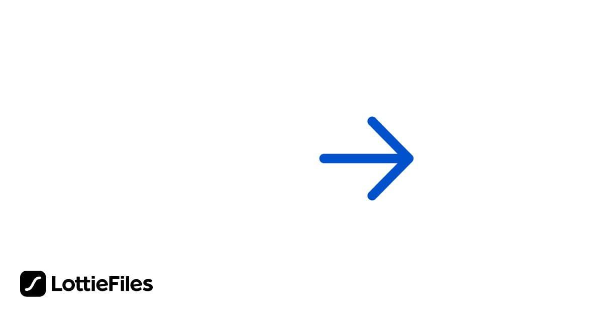 Free Right Pointed Arrow Animation by Prasil Lakshmanan | LottieFiles