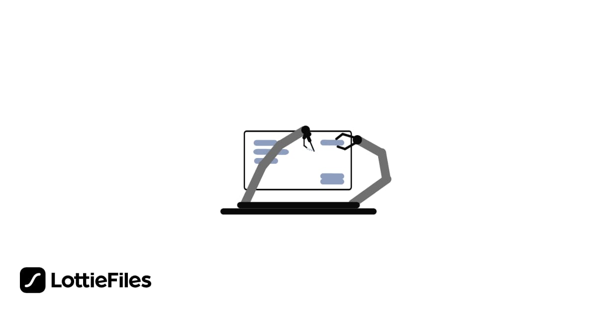 Free robot process automation Animation by Scott A | LottieFiles