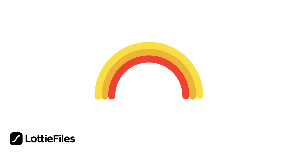 Free Rainbow Animation by Sasha | LottieFiles
