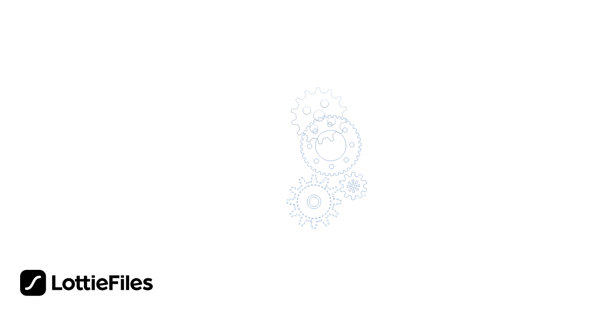 Free cogs wheel lottie animation Animation by SM Rony | LottieFiles