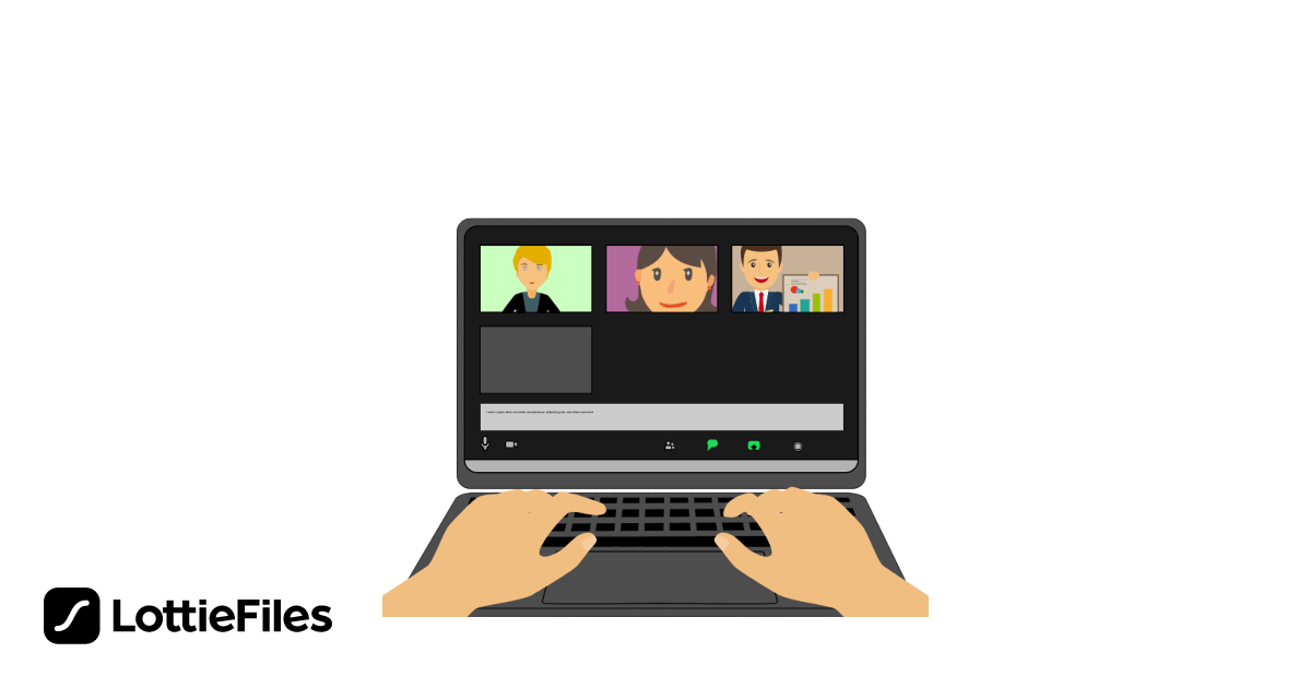 Free Zoom Meeting Animation by Sabine Thaler | LottieFiles