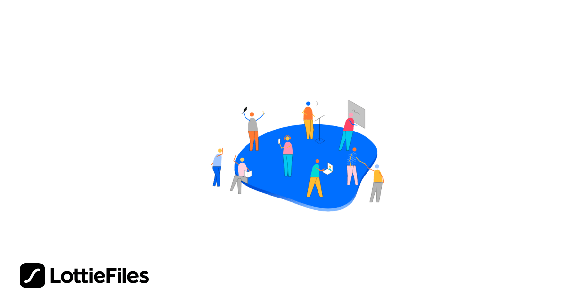 Free Learning community animation Animation by Ellen Lever | LottieFiles