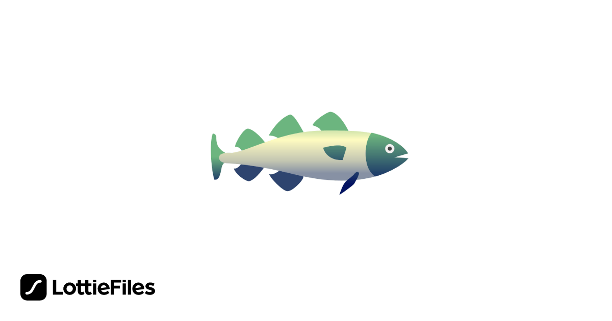 Free Fish Move 1 Animation by Michaela Czech | LottieFiles