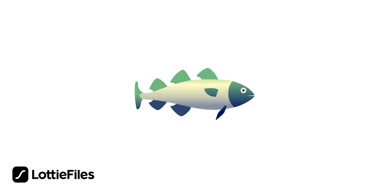 Free Fish Move 2 Animation by Michaela Czech | LottieFiles
