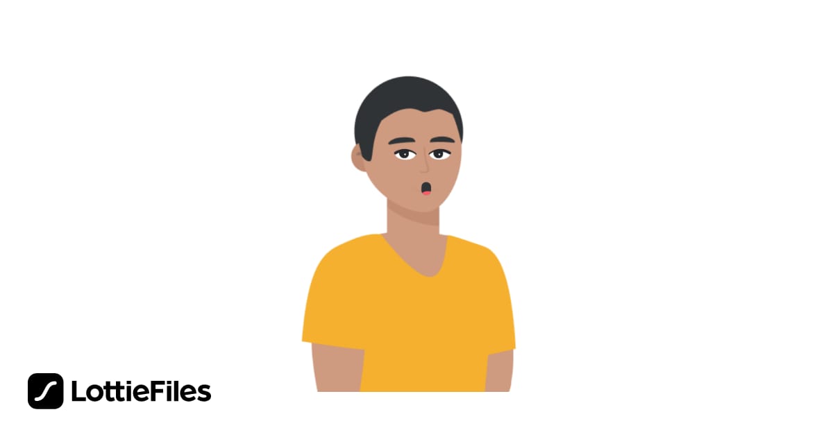 Free Man talking Animation by GaliSarig | LottieFiles