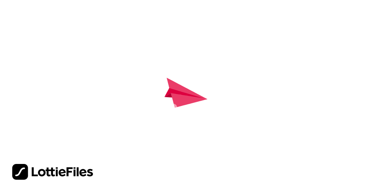 Free Paper plane loading Animation by Christian Hartvig Henriksen ...