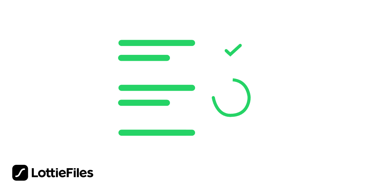 Free Checklist Animation by Jerfeson Guerreiro | LottieFiles