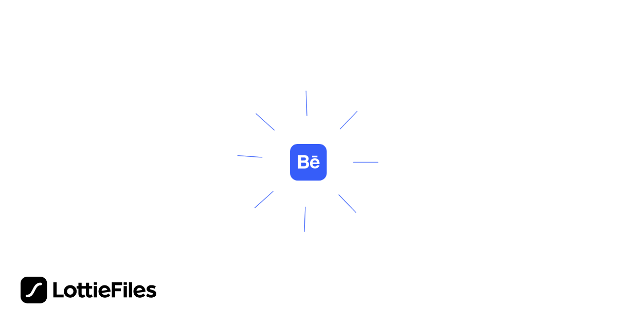 Free Behance icon Animation by Animated SVG | LottieFiles