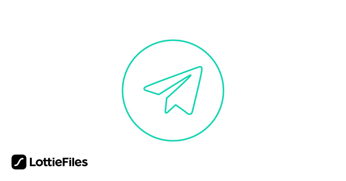 Free Telegram Animation by Tinymotion | LottieFiles