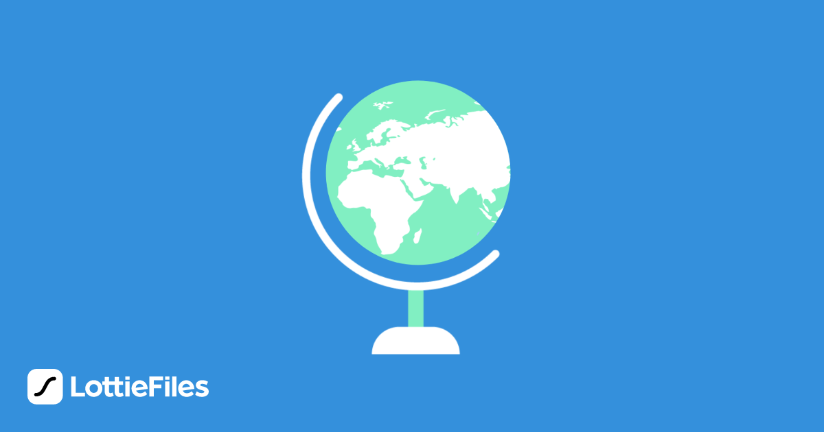 Earth Animation For Loader by Cecep Andeskor - LottieFiles