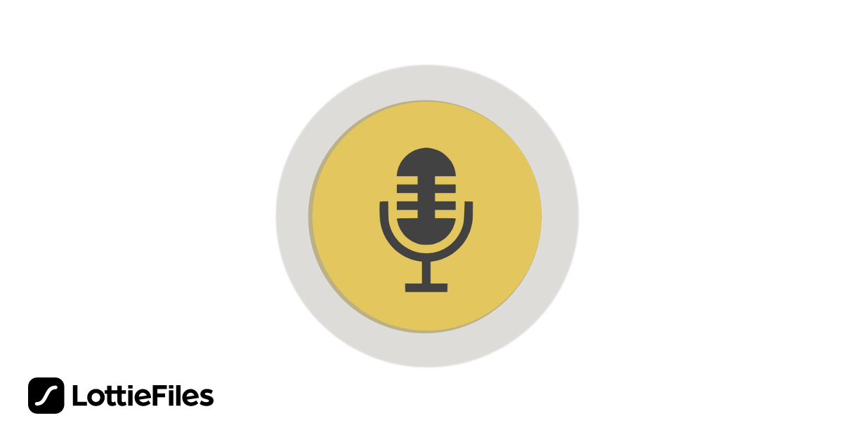 Free Microphone Animation by Joe J. Sánchez | LottieFiles