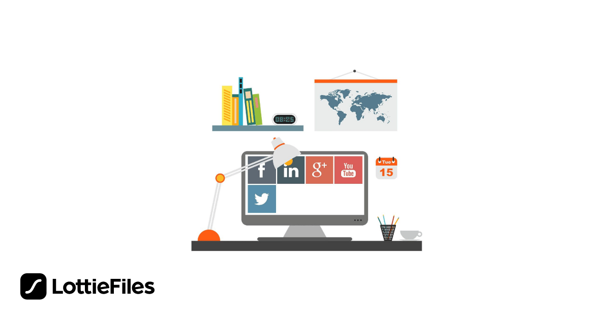 Free Social Media Animation by Aexr Graphics | LottieFiles