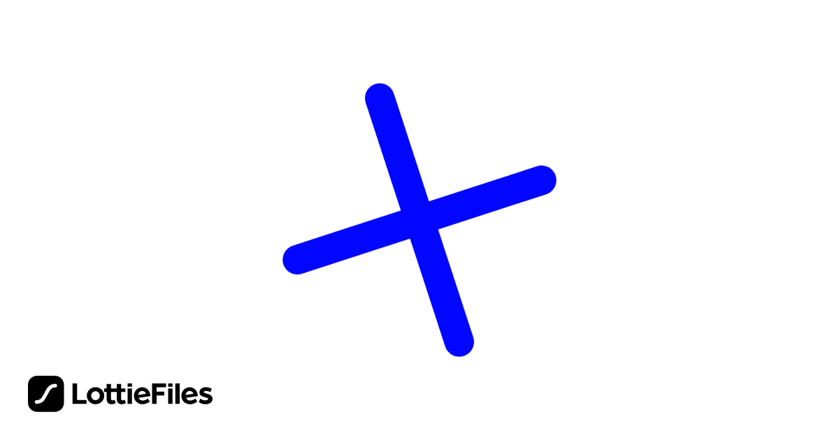 Free Cross Animation by Mischa Decurtins | LottieFiles