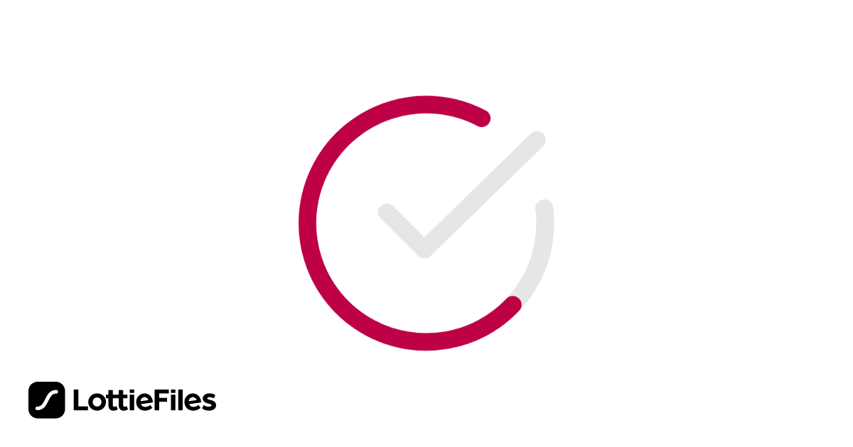 Pink Tick verified by svsai girish - LottieFiles