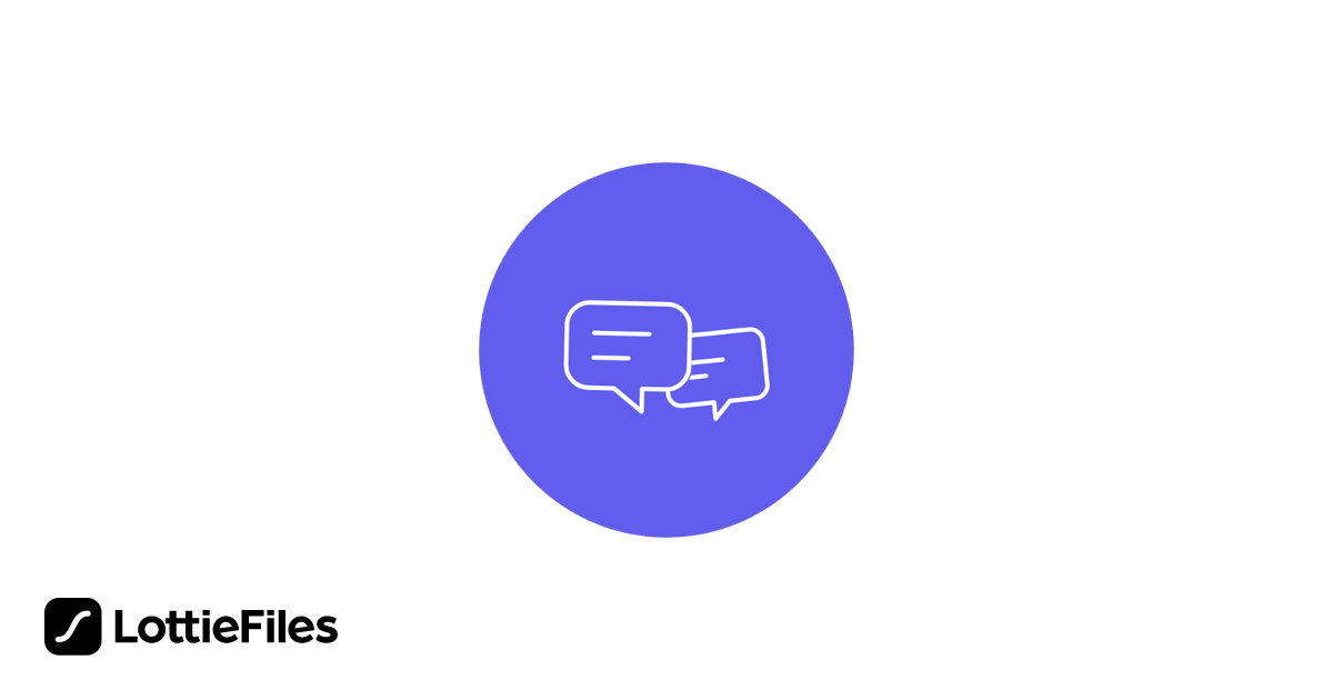 Free Chat Animation by Flow Zone | LottieFiles