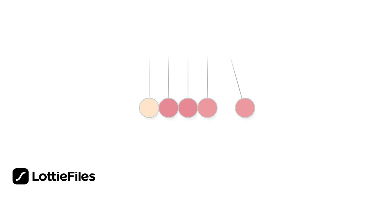 Free newton's cradle Animation by Tuân Nguyễn | LottieFiles