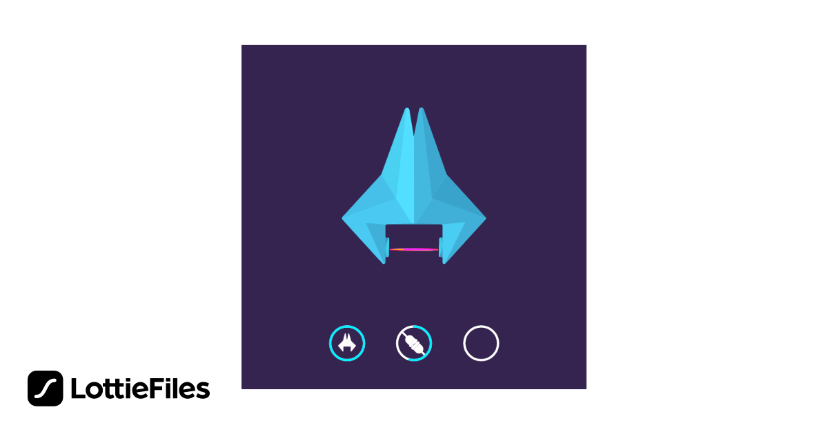 Free Starship Lift-off Animation by Pablo Danielli | LottieFiles