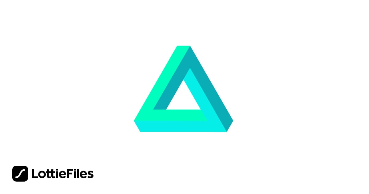 Free Penrose Triangle Animation by Angelo Macaione | LottieFiles