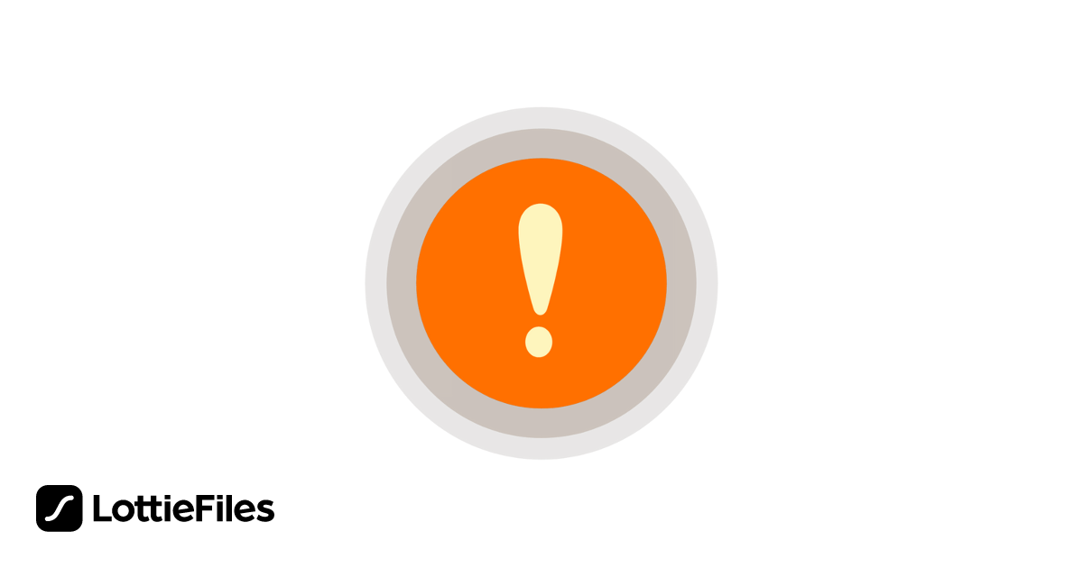 Free warning Animation by Joshi Jignesh | LottieFiles