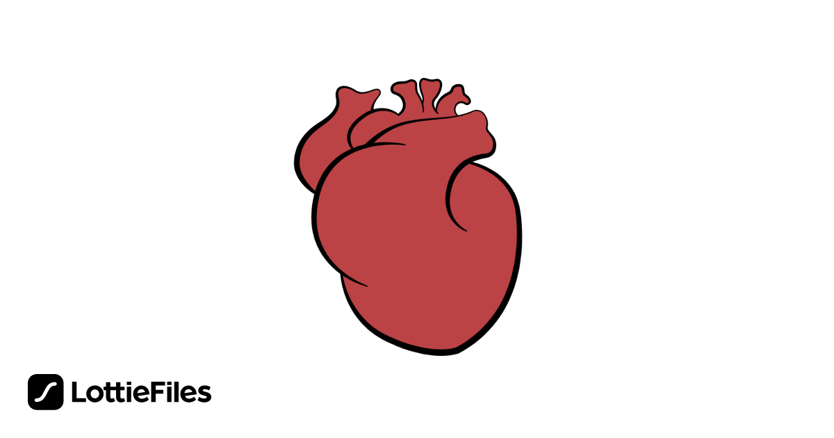 Free Pulsating realistic heart Animation by HoseOfRubber | LottieFiles
