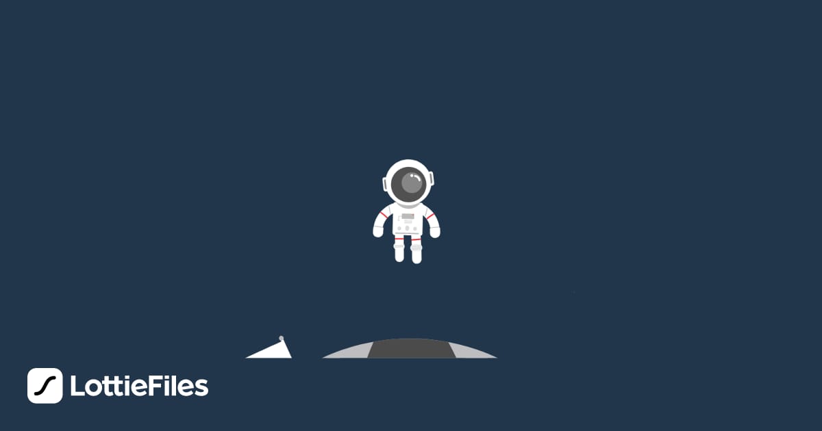 Free The spaceman - no ads NASA Animation by Tom Fabre | LottieFiles