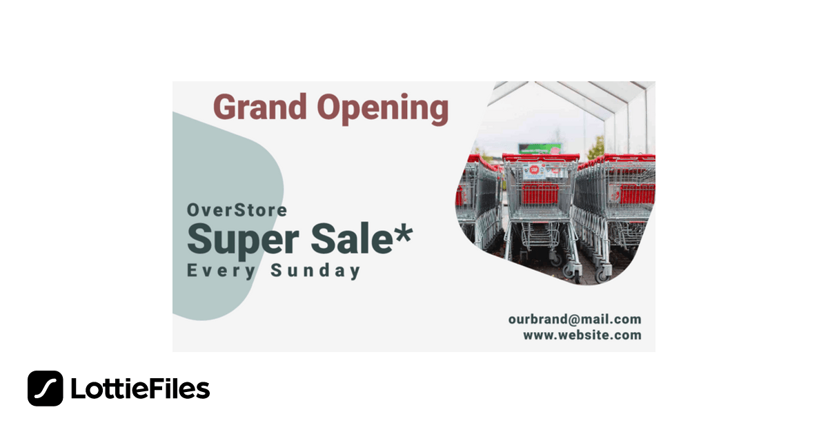 Harshil Verma による無料の Grand Opening Template アニメーション | LottieFiles