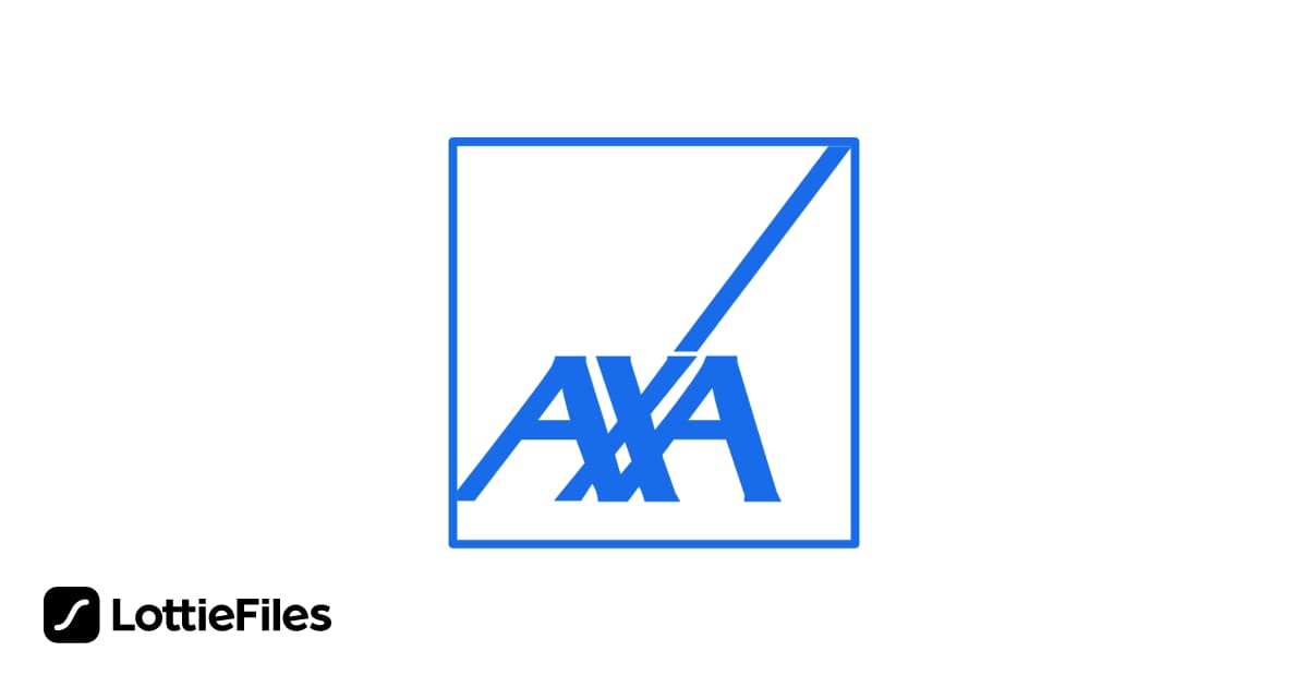 Free axa logo Animation by TechAhead | LottieFiles