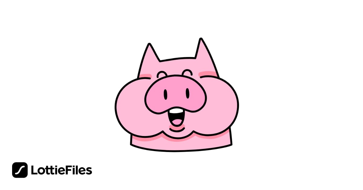 Free Laugh oink Animation by Wanda Arca | LottieFiles