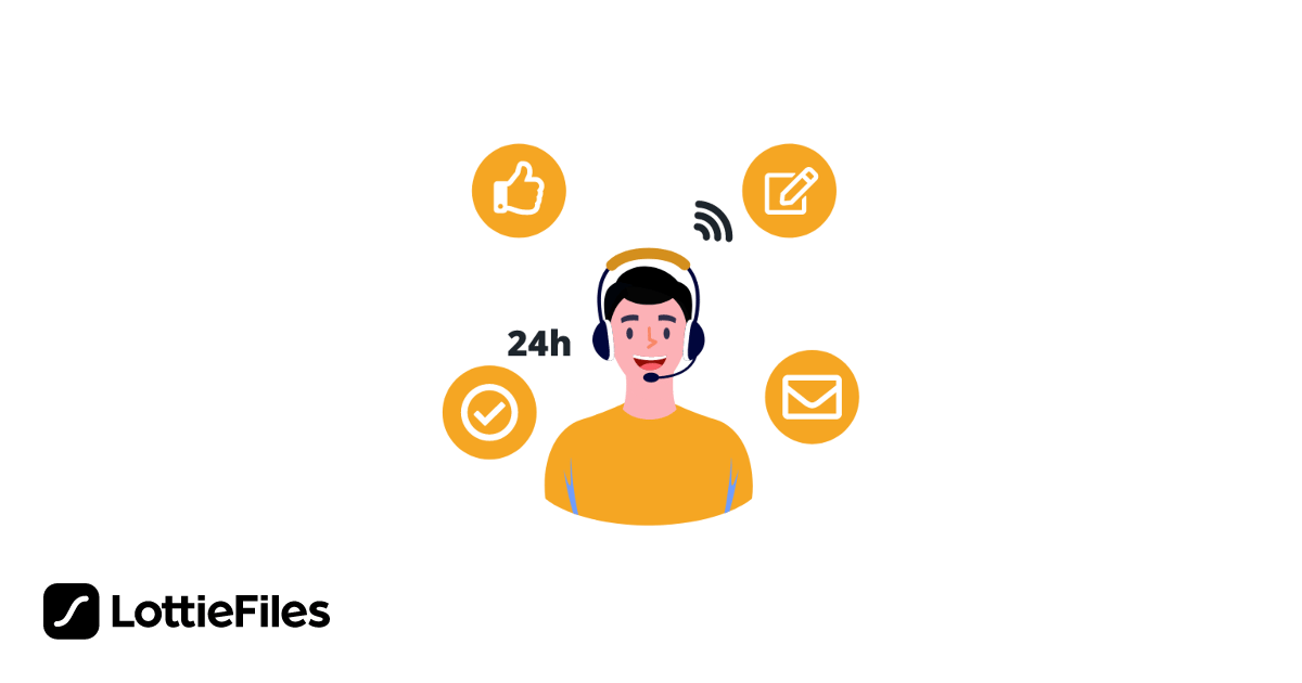 Free support Animation by mahmoud muslm | LottieFiles